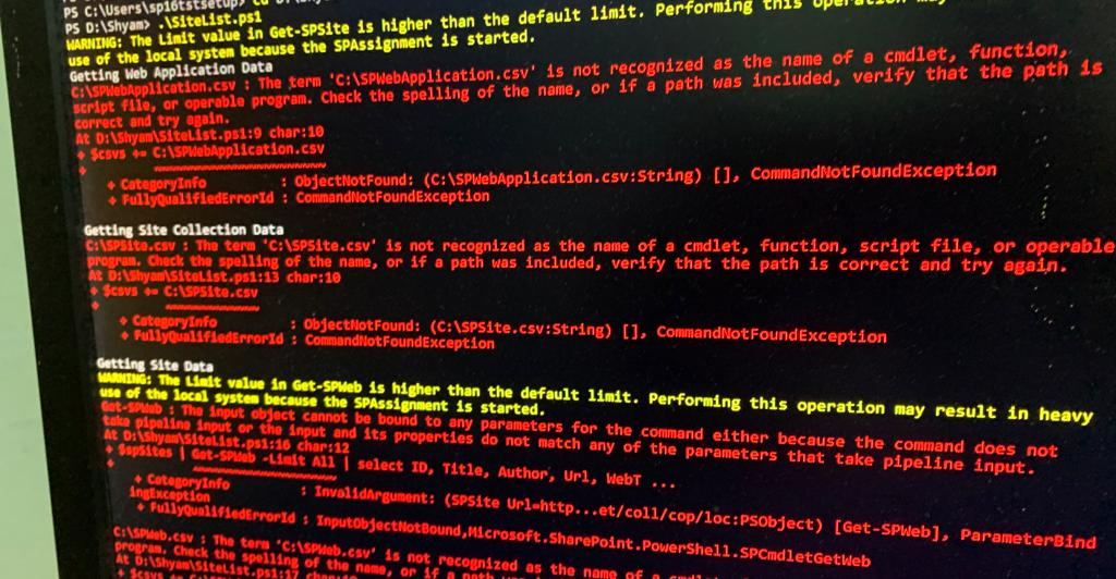 Script to get all site collections and subsites from entire farm ... Script to get all site collections and subsites from entire farm ...