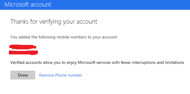 Keep seeing: "You need to verify your account before you can add a new ...