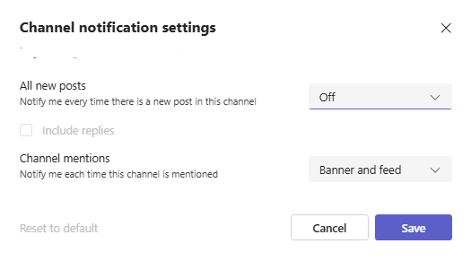 is there any way to control who gets notified for news post ...