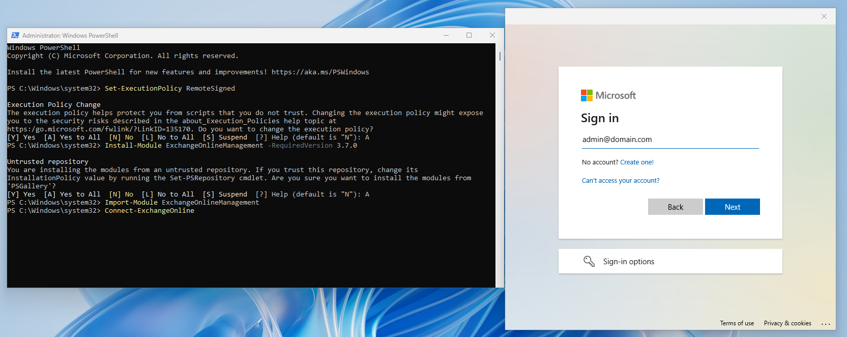 How do I install the exchange online powershell? - Microsoft Q&A