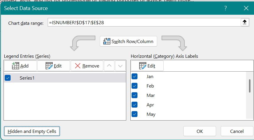 Microsoft excel diagram problem - Microsoft Q&A