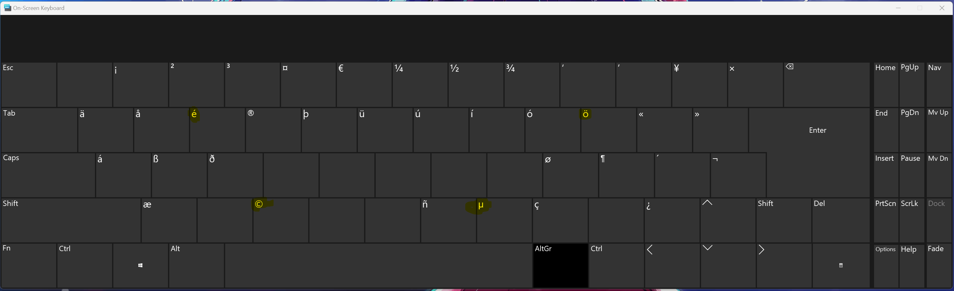 AltGr Combinations stopped working - Microsoft Q&A