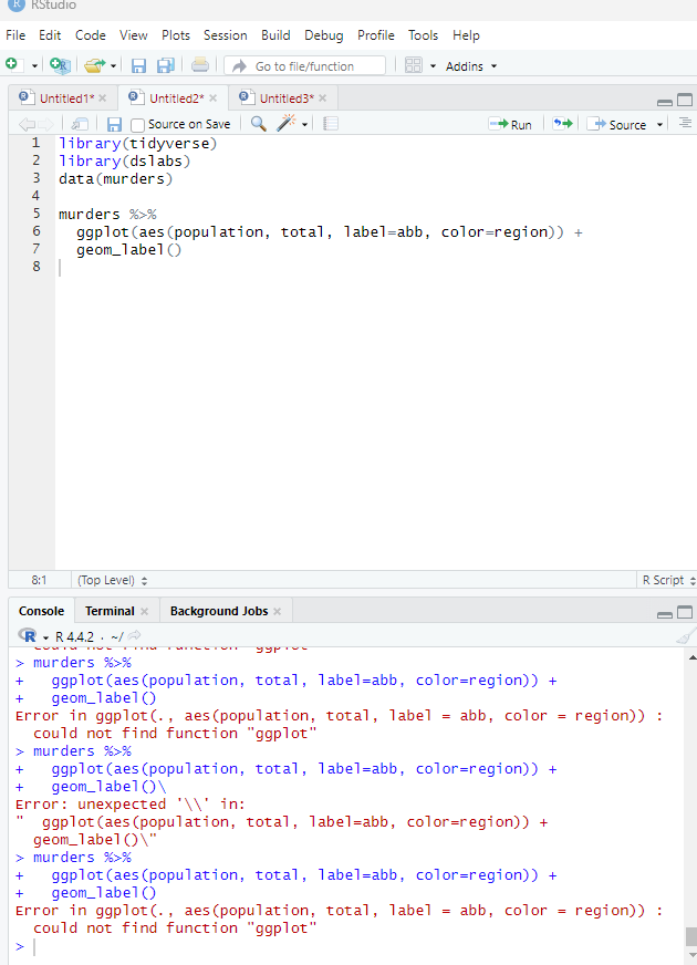 Rstudio giving me errors - Microsoft Q&A