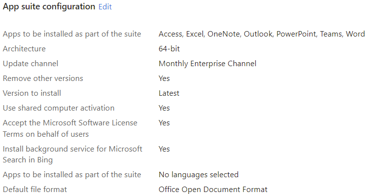 Modifying M365 apps installation - Microsoft Q&A