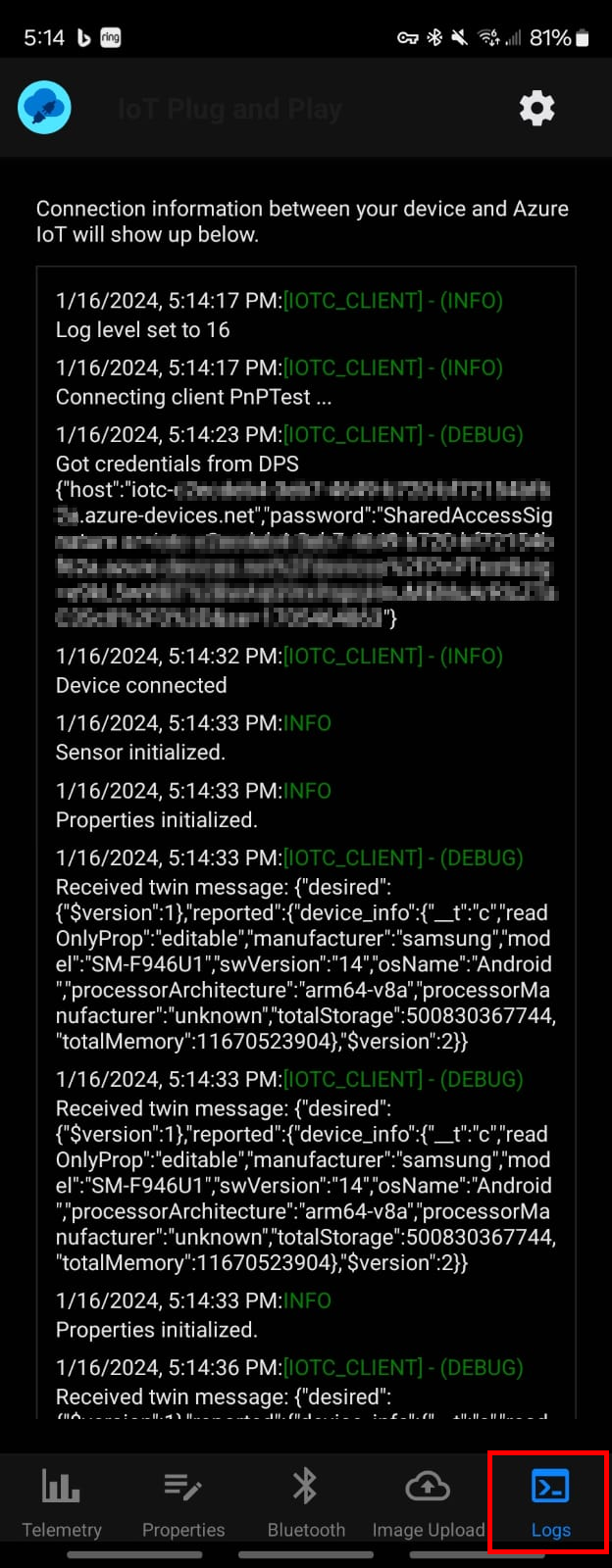 How to obtain IoT Device hostname to use in a C# app to generate custom data telemetry ...