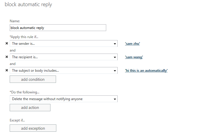 auto acknowledgement email - Microsoft Q&A