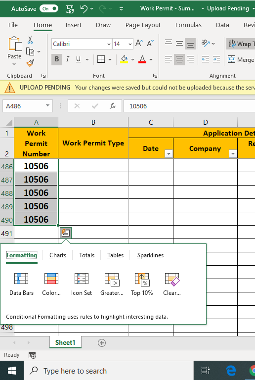 Dragging cells in excel shows Cell Formating options instead of 'Copy ...