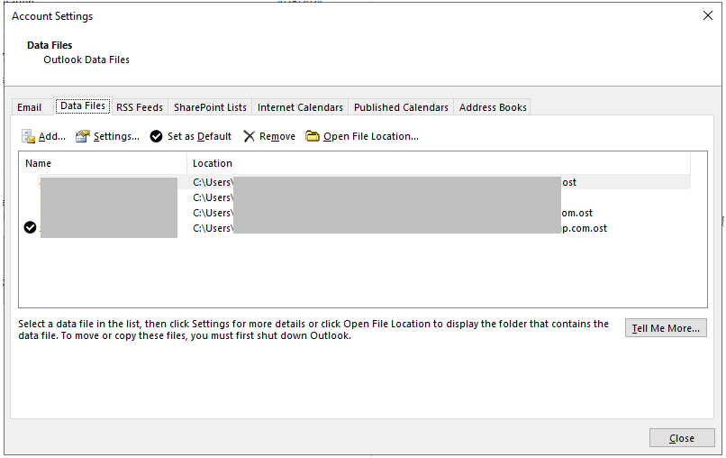 Outlook Desktop forces exchange account to be the default - Microsoft Q&A