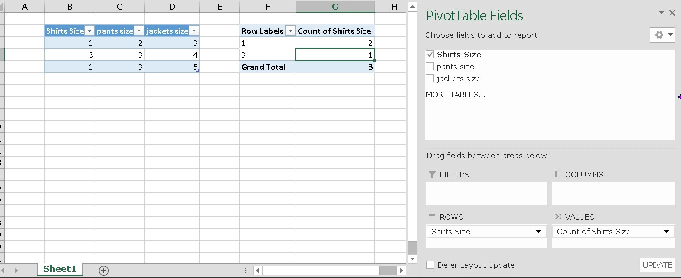 Uniform order on Excel - Microsoft Q&A