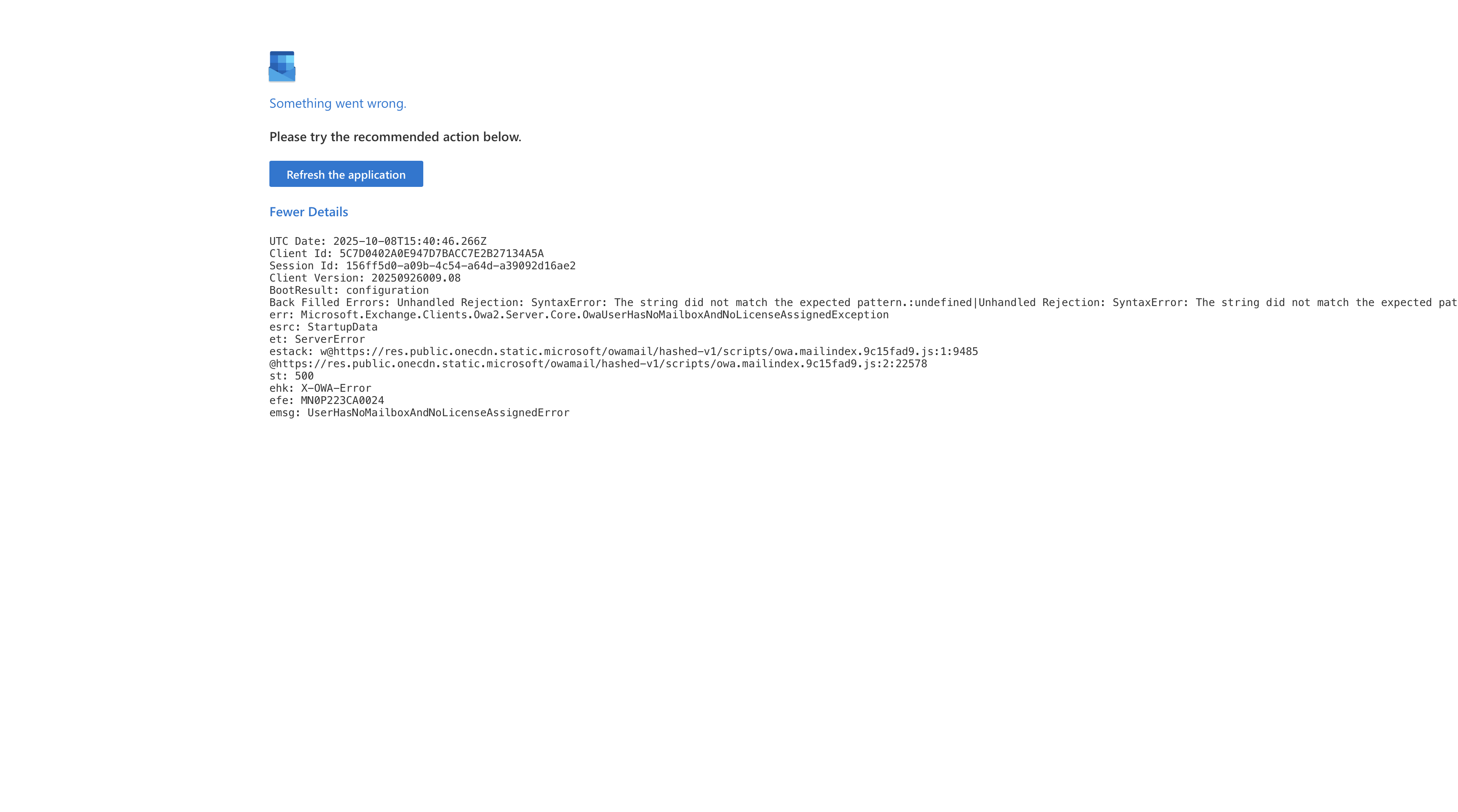 I don't have access to my mail box !!!! - Microsoft Q&A