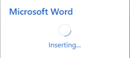 Using insertOoxml in Word Online have delay compared to Word on Desktop ...
