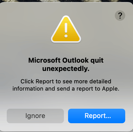 How do I fix Microsoft Outlook quit unexpectedly on Mac OS Ventura (it ...