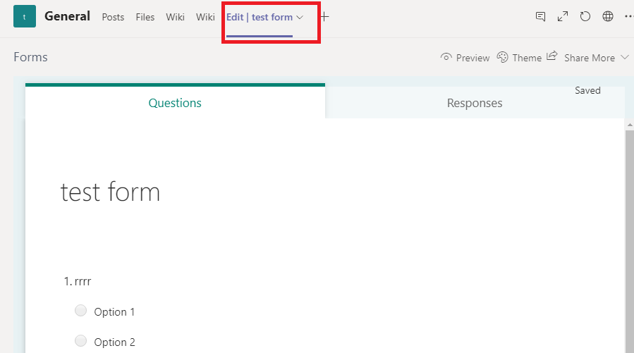 Where do I find the forms tab? - Microsoft Q&A