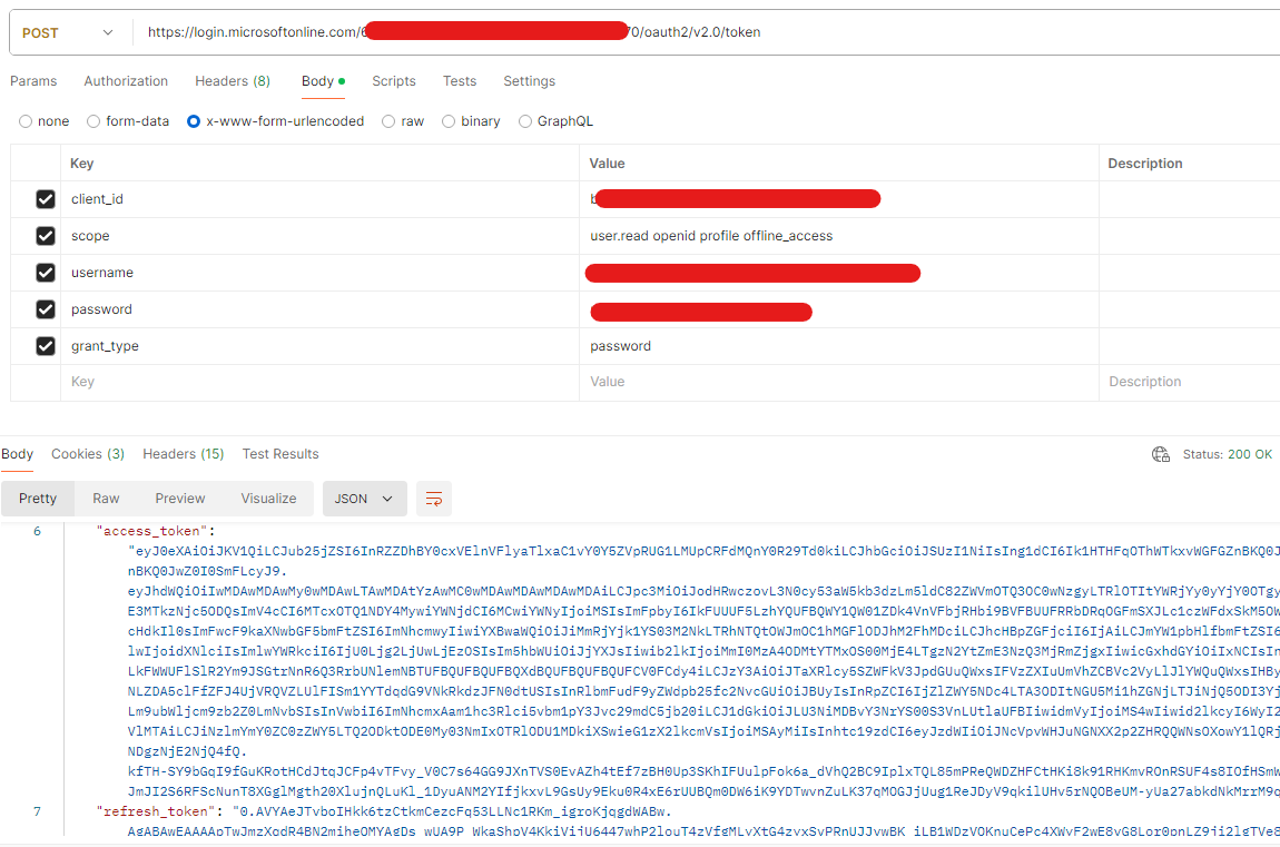 AADSTS7000218: The request body must contain the following parameter: 'client_assertion' or ...