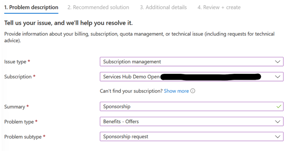 How to get my Azure subscription charges applied to my non-profit sponsorship? - Microsoft Q&A