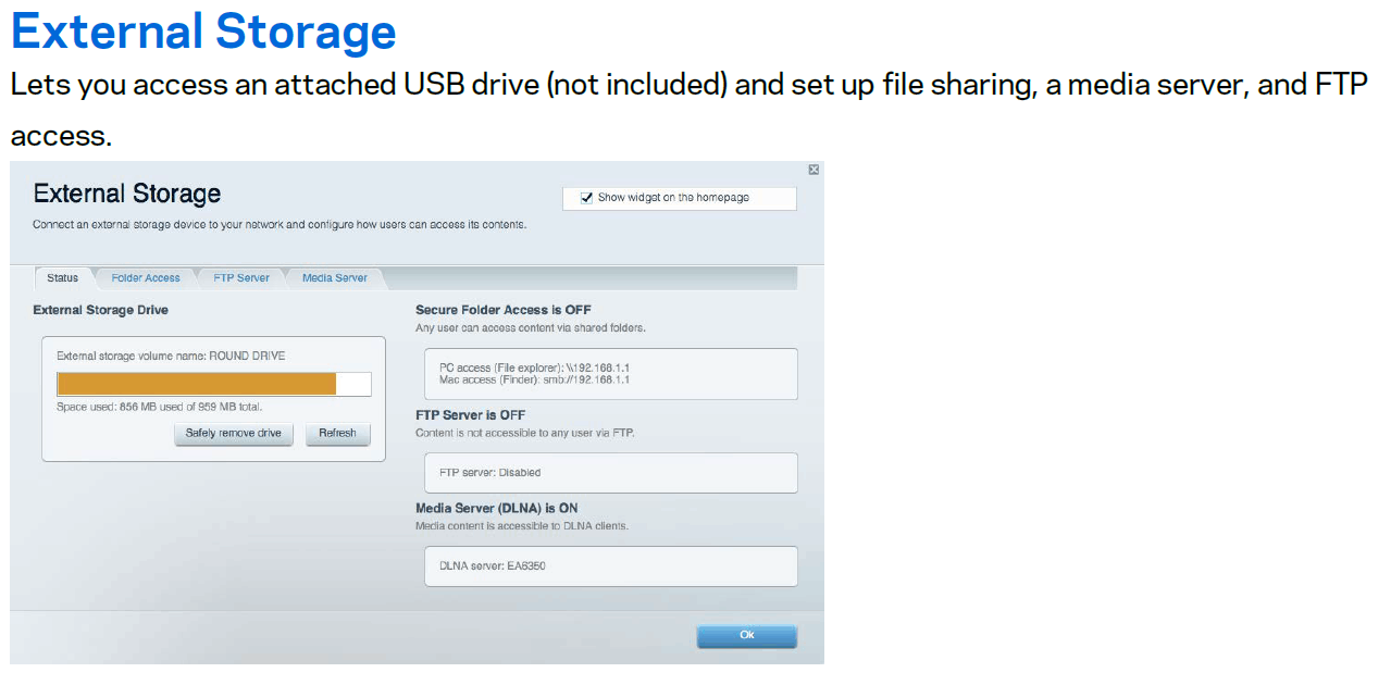 Accessing a drive connected to router - Microsoft Q&A