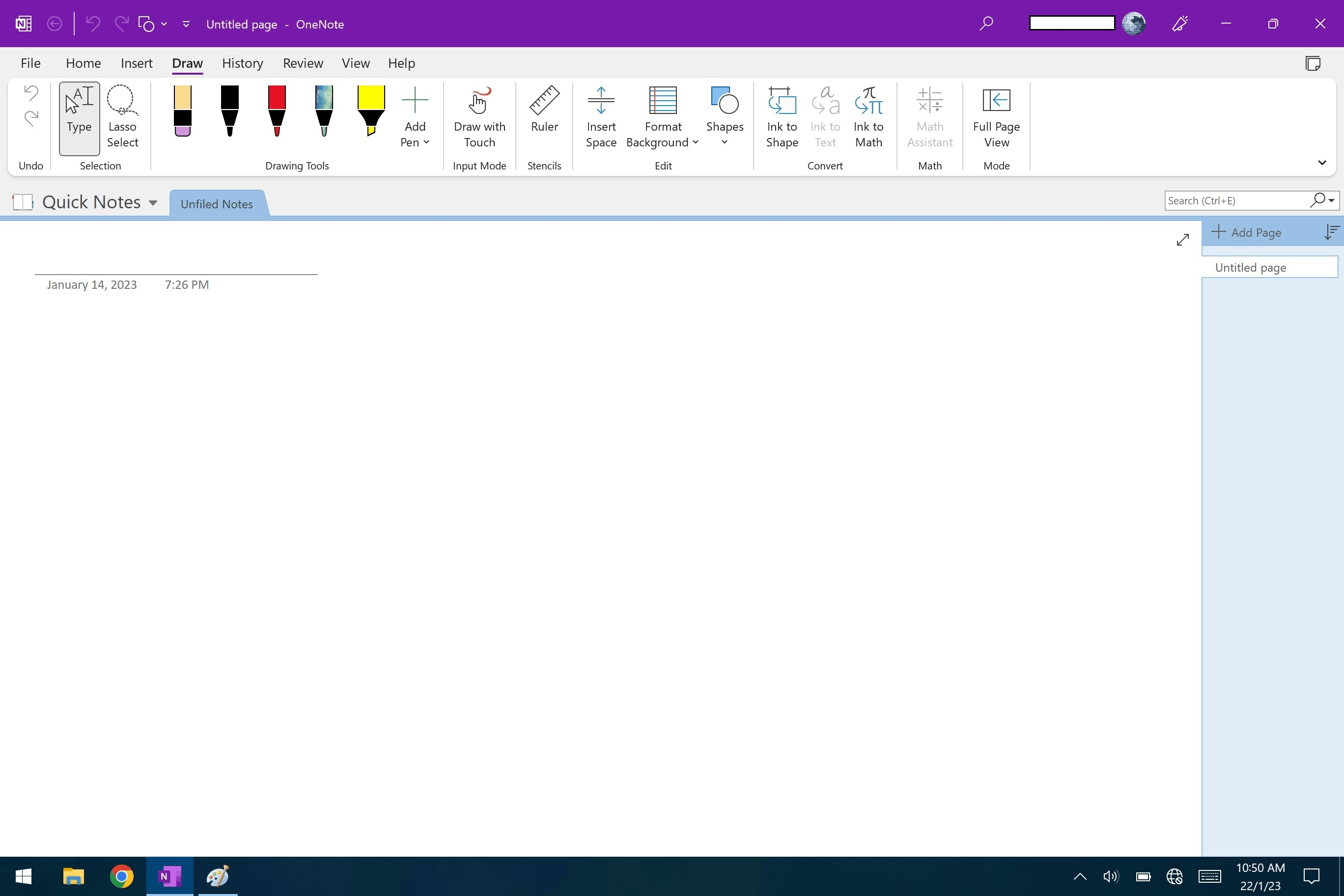OneNote floating pen toolbar missing in Full Screen mode, but I have ...