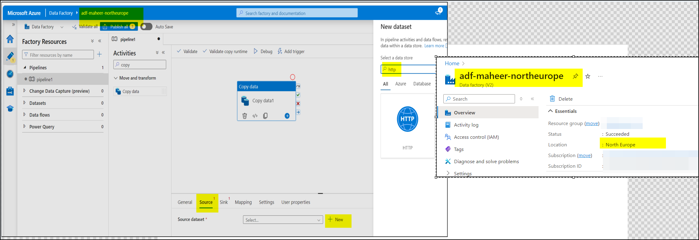 Azure Data Factory Datasets Datastore Is Missing Microsoft Qanda