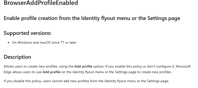 New profile in Edge bypasses Family Safety, how to solve? - Microsoft Q&A