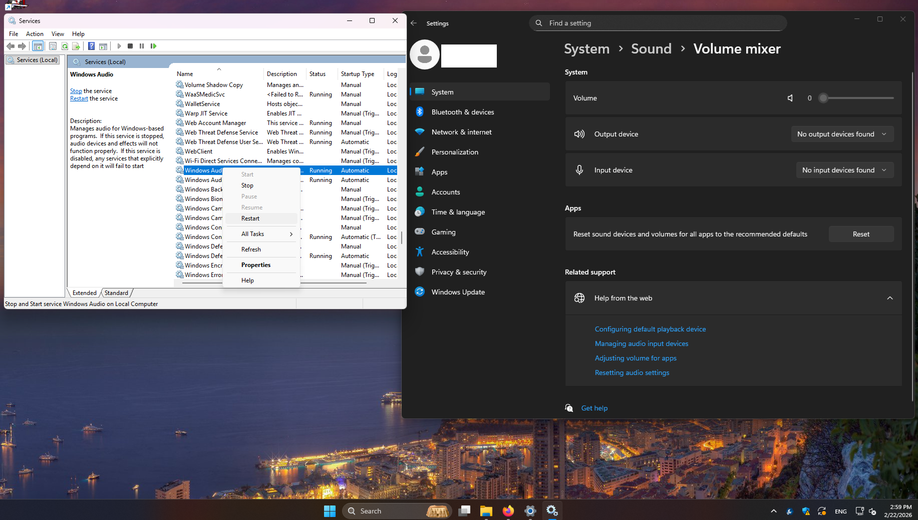 Windows 11 will not recognize output audio devices? - Microsoft Q&A