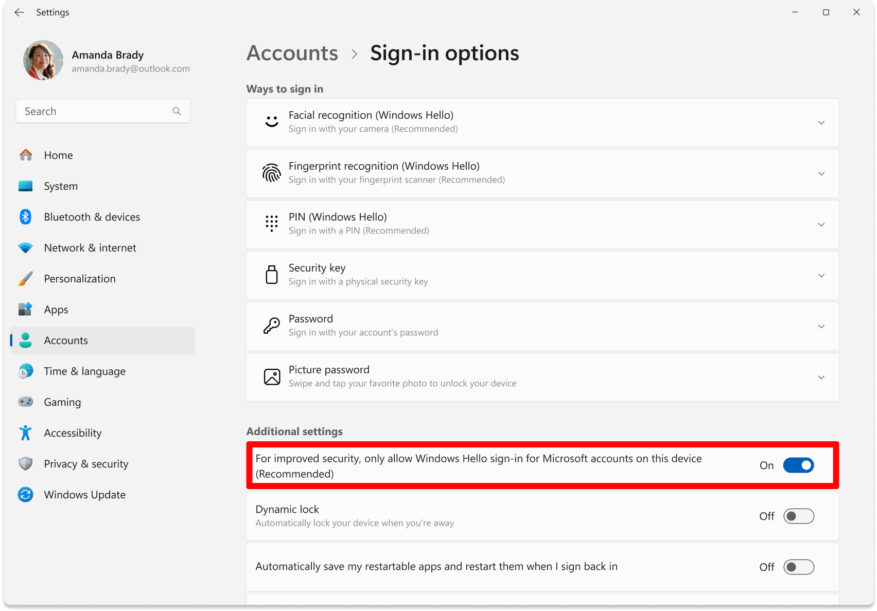 Enable a feature in Windows Home 11 - Accounts Management - Microsoft Q&A