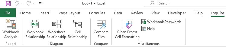 Inquire in Excel doesn't appear as an option - Microsoft Q&A