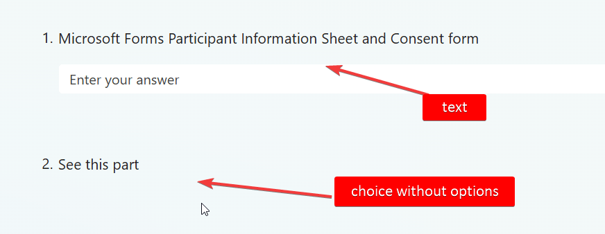 Microsoft Forms Participant Information Sheet and Consent form ...