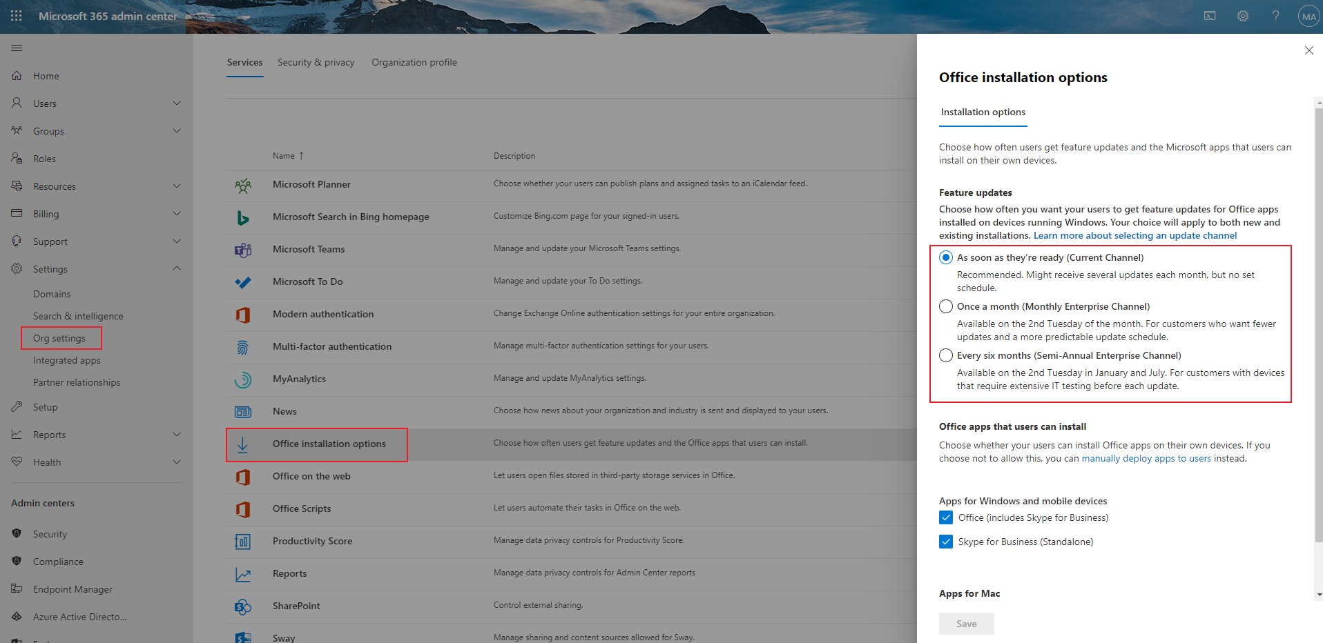 Office 365 Apps Current Channel - Microsoft Q&A