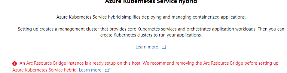 Error to deploy AKS on Azure Stack HCI using Admin Center - Microsoft Q&A