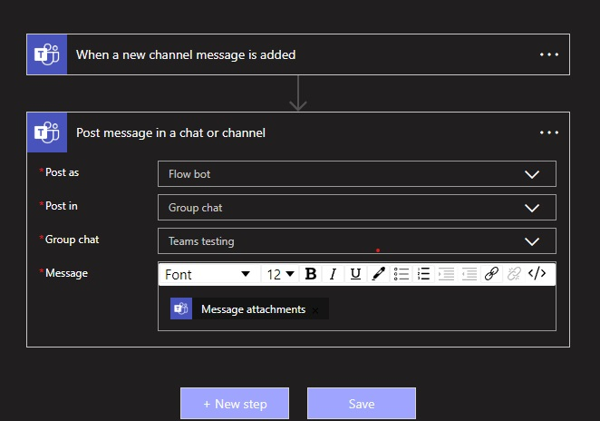 Forwarding Teams Channel messages to a Group Chat - Microsoft Q&A