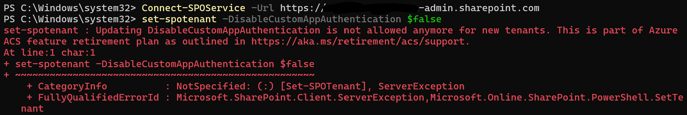 Getting error 22757 Http request failed with status code 401 Unauthorized, usually this is ...