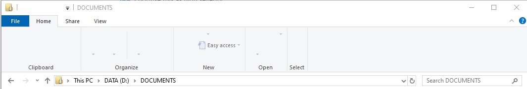 File Explorer ribbon is blank - Microsoft Q&A