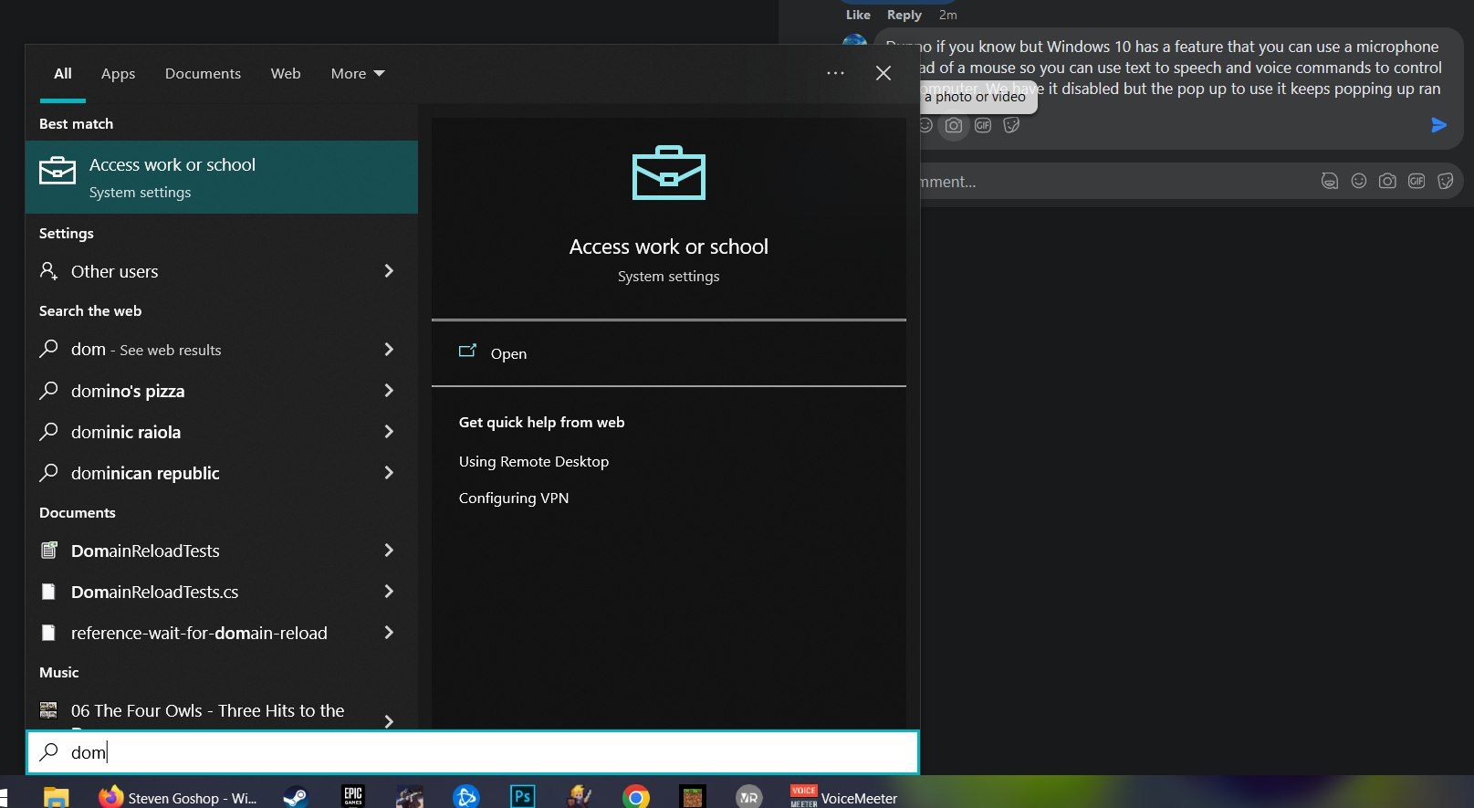 Permanently turn off Windows Speech Recognition/Dictation - Microsoft Q&A