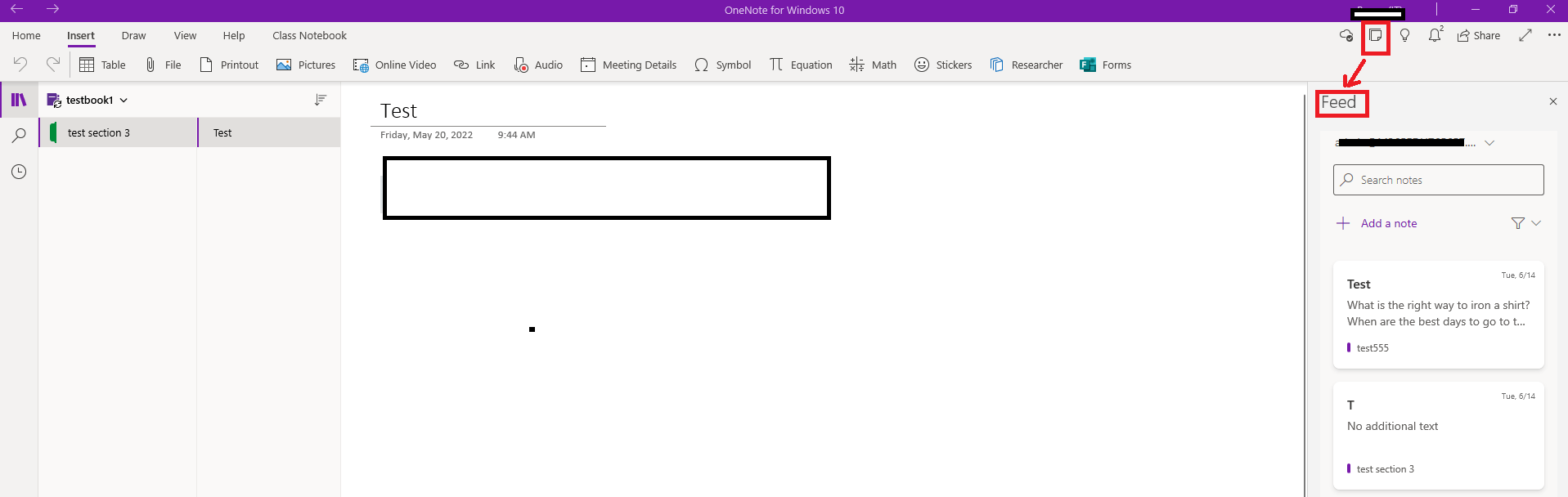 OneNote Feed icon not showing in Outlook nor OneNote GCC - Microsoft Q&A