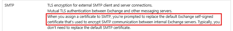 Why can’t I bind more than one SMTP certificate on Exchange SE ...