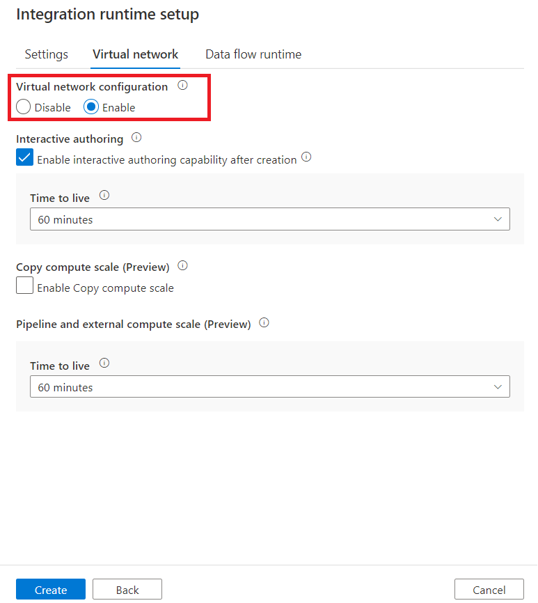 How checking an enabled managed virtual network for an existing ADF instance - Microsoft Q&A