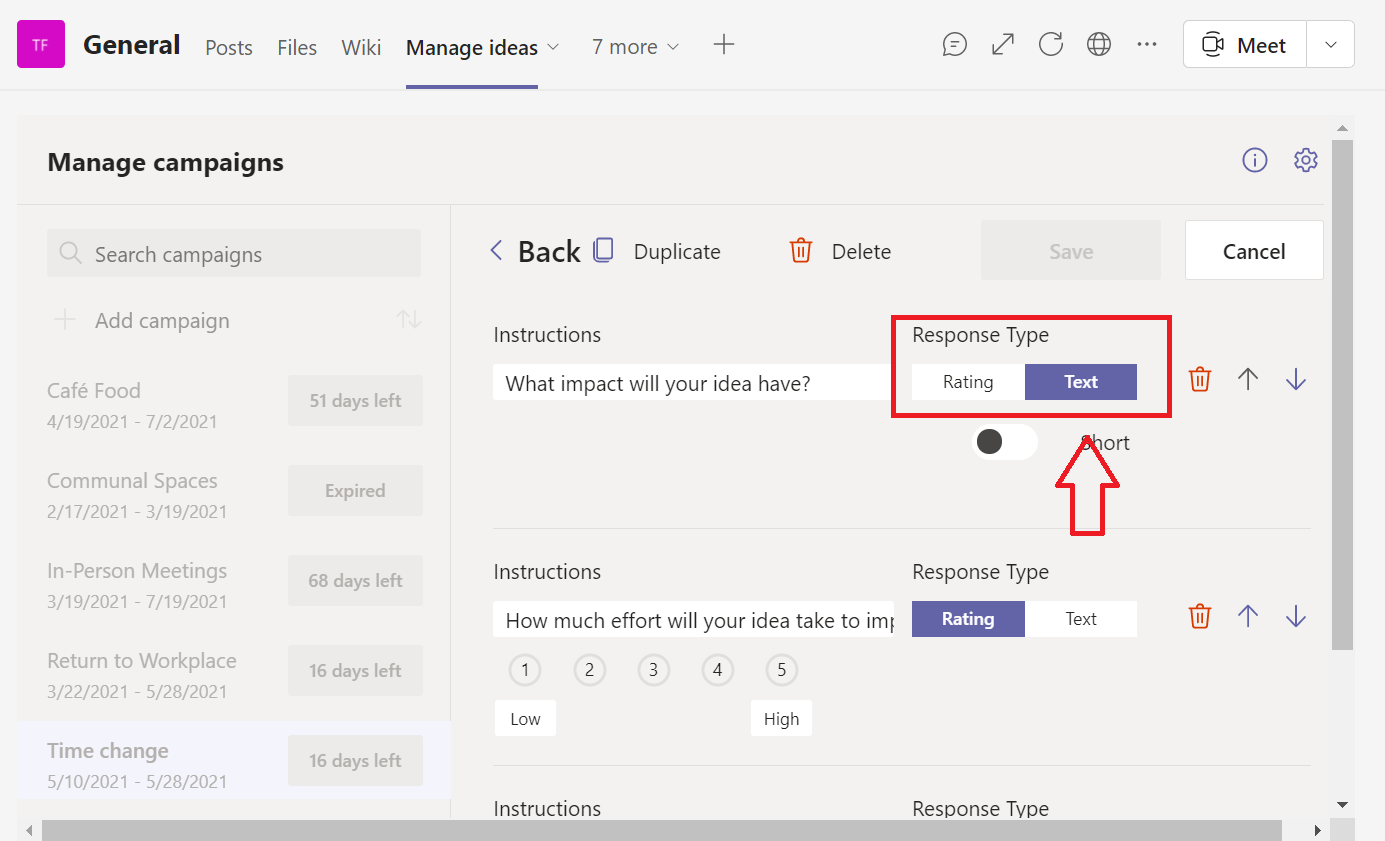 Employee Ideas - APP - Microsoft Q&A