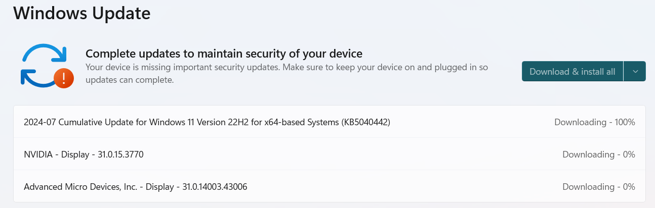 ทำไมอัพเดตไม่ได้ เป็นแบบนี้ต้องทำยังไง window11 - Microsoft Q&A