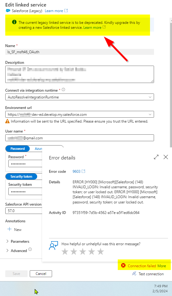 [Legacy Connector] ADF Copy-table from Salesforce (legacy) activity is ...