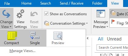 Outlook Inbox column view - Microsoft Q&A