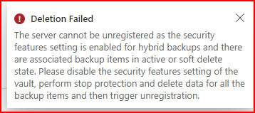 How can I delete an old orphaned Backup Management Server - Microsoft Q&A