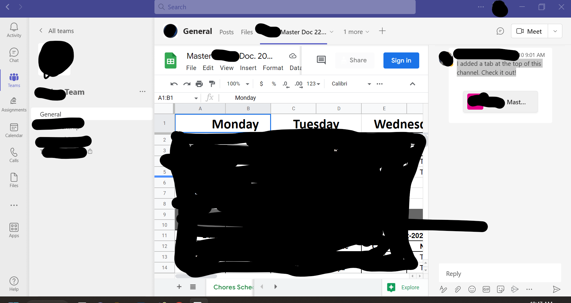 How to Close chat bar on opened files in teams? - Microsoft Q&A