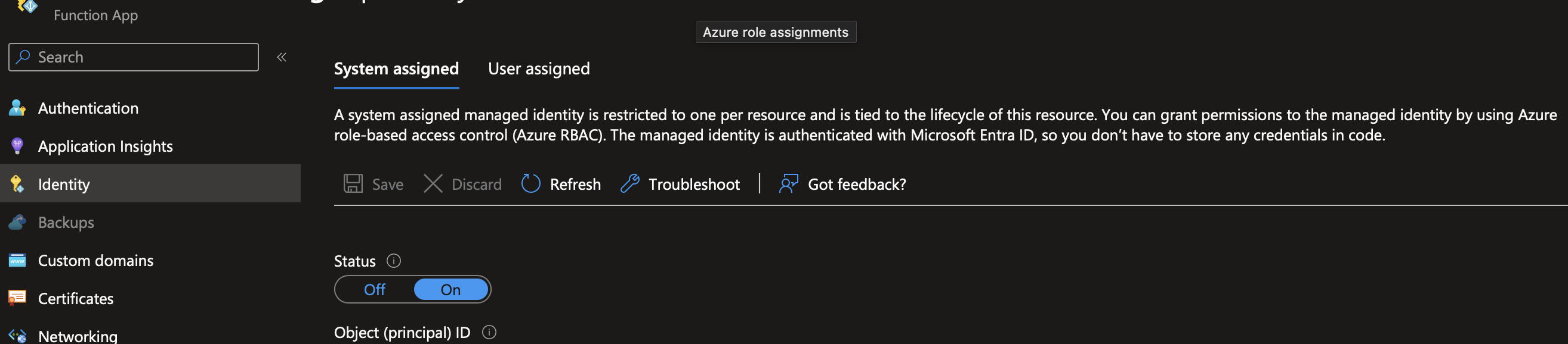 Why I Can T Connect My Azure Function App To Consume From The Azure Confidential Ledger