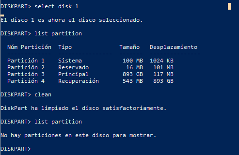 no puedo formatear disco ni con diskpart - Microsoft Q&A