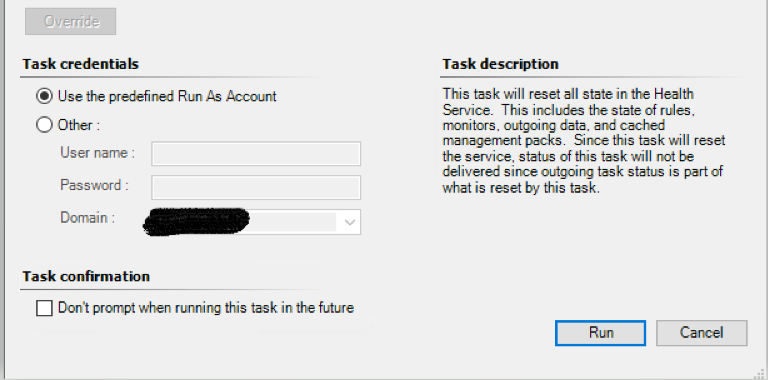 Scom 2022 How I Can Use In Powershell Predefined Run As Account In Start Scomtask Command 1872