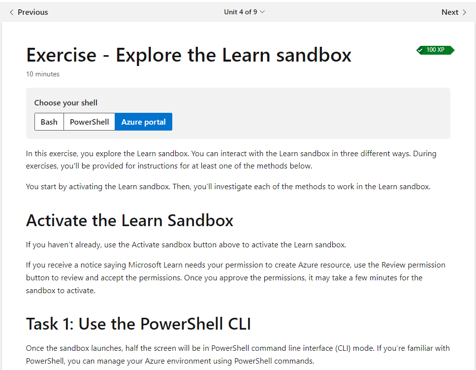 Unable to Launch Azure Learn Sandbox - Microsoft Q&A