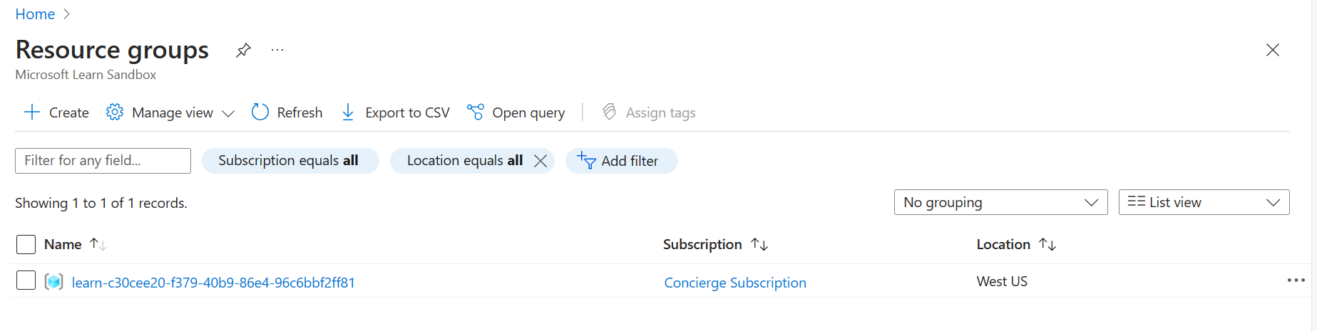 Replace [sandbox resource group name] with what? - Microsoft Q&A