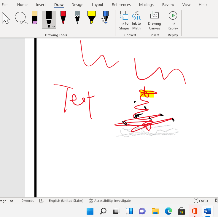Ink problems in MS Word on a SP6, Win 11 - Microsoft Q&A
