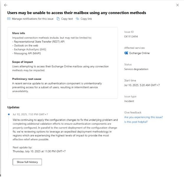 Logging in error - Microsoft Q&A
