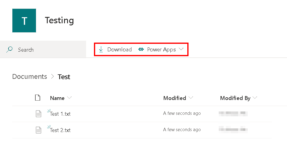 [SharePoint Online] - Remove Download and Power Apps buttons ...